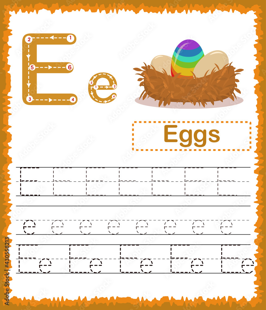 Vector illustration of exercises with cartoon vocabulary for kids ...