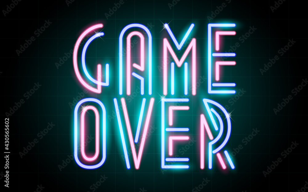 Neon glowing lines, game space light concept, game background wallpaper ...