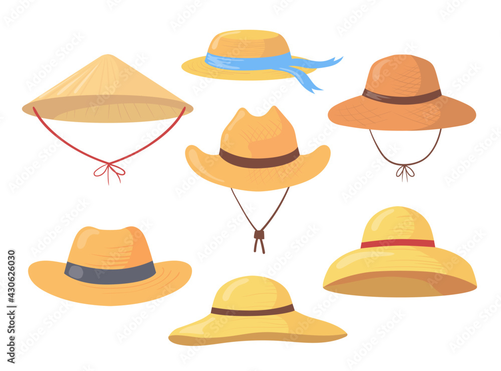 Straw Hat Vector