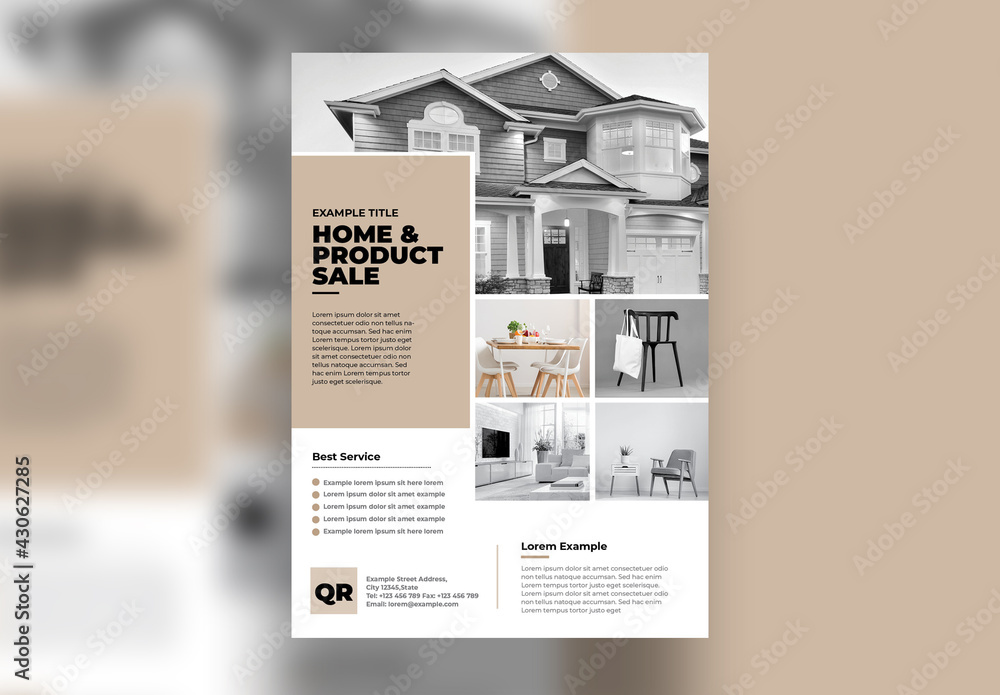 Multipurpose Flyer Layout Stock Template | Adobe Stock