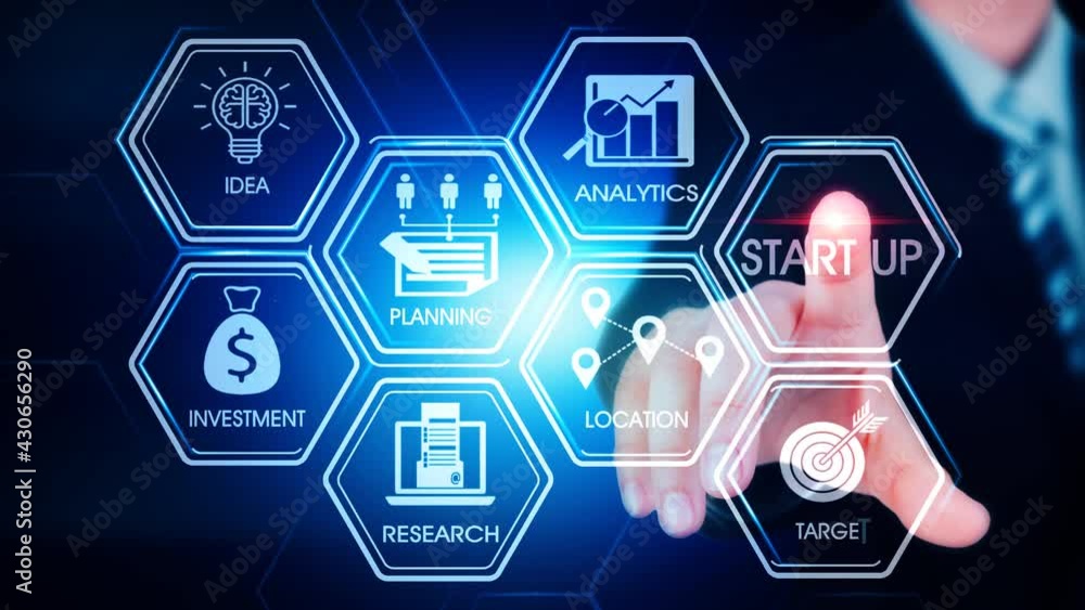 StartUp Hexagonal Touch Screen Concept Hexagonal virtual Touch Screen ...