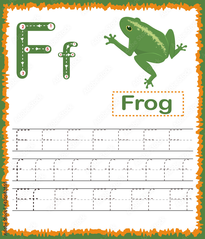 Vector illustration of exercises with cartoon vocabulary for kids ...