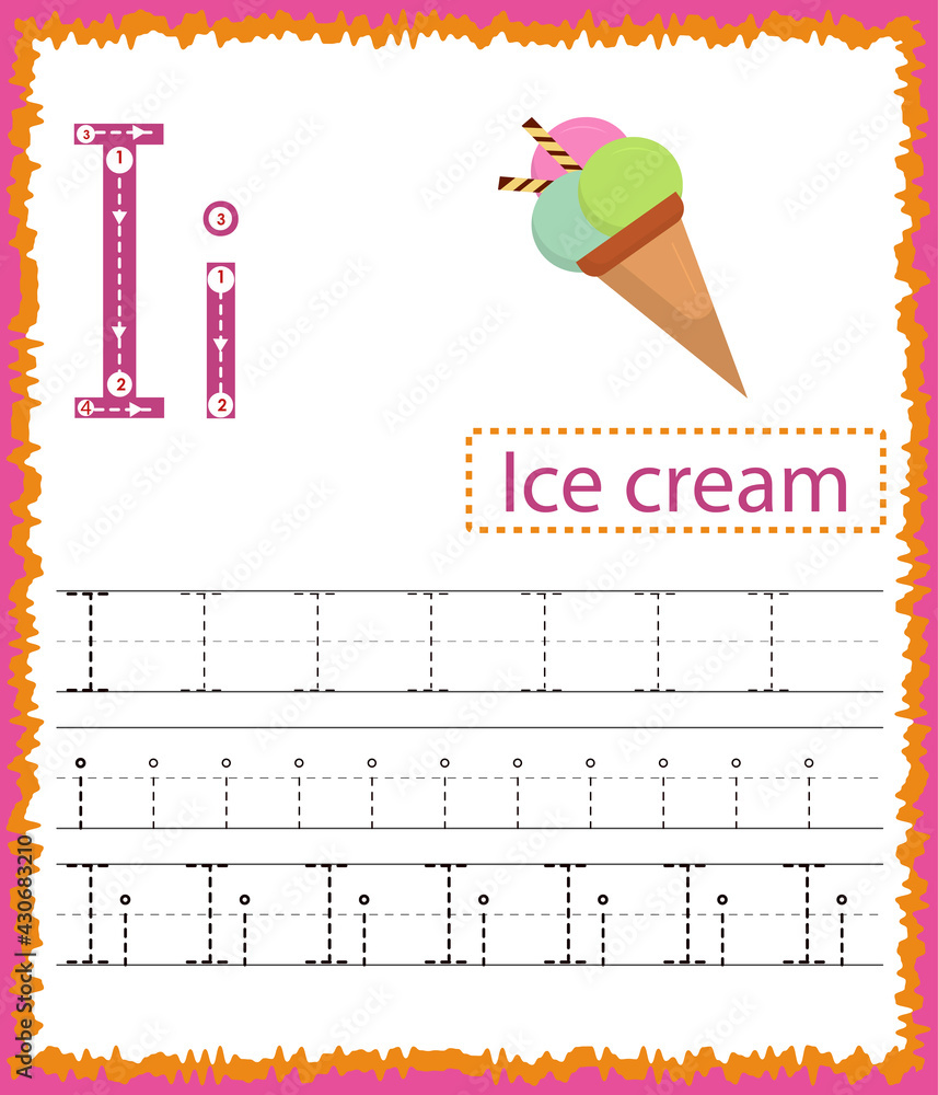 Vector illustration of exercises with cartoon vocabulary for kids ...