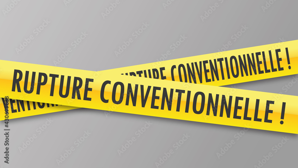 Vetor de Logo rupture conventionnelle. do Stock | Adobe Stock