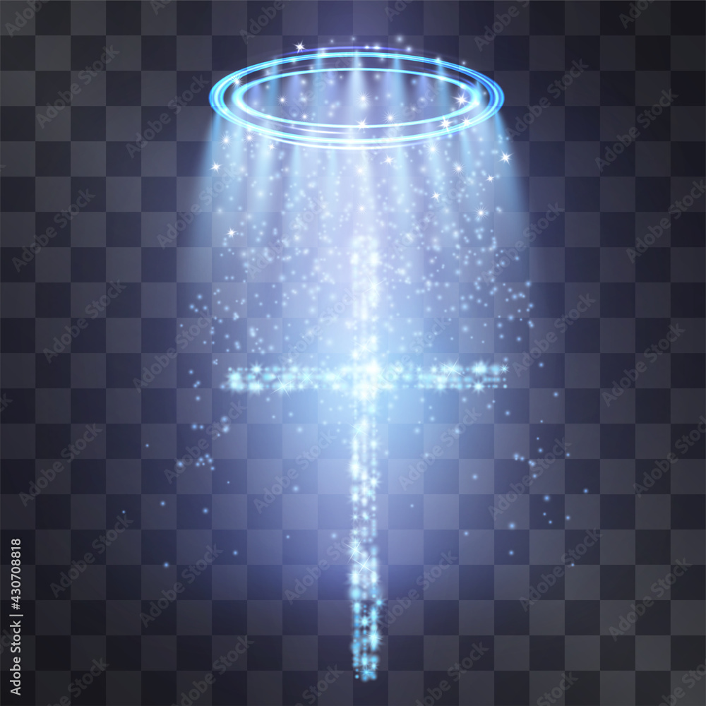 Glowing Angel Halo Rays