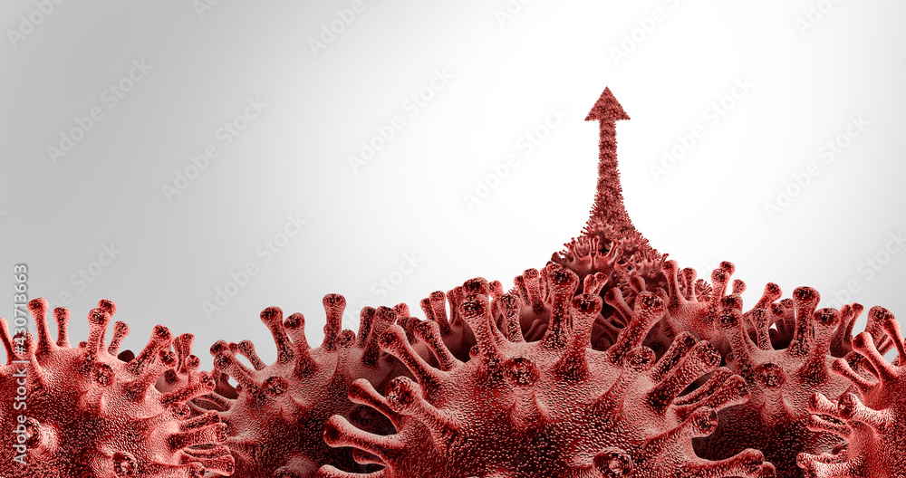 Virus infections going up like an arrow and covid outbreak or ...