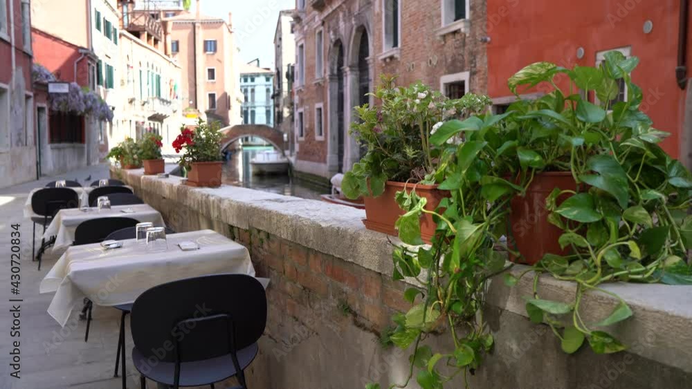 Venice, Italy - April 2021 - Walking through the less touristy streets ...