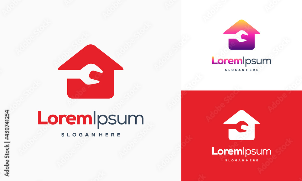 Home Services Logo designs concept vector , Home Repair logo template ...