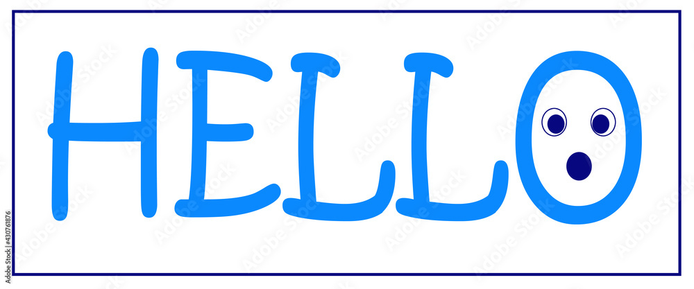 Hello Speech Message Text Hello,Hi, Hello. Banner, speech bubble ...