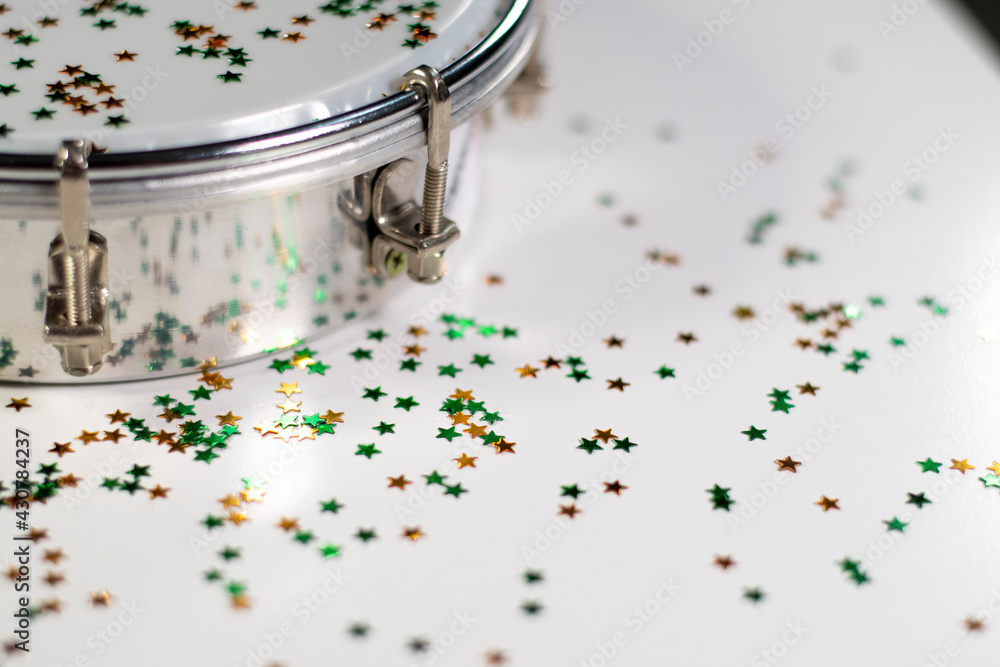 Tamborim. Brazilian instrument of percussion used to play samba used in ...