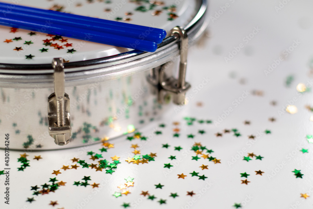 Tamborim. Brazilian instrument of percussion used to play samba used in ...