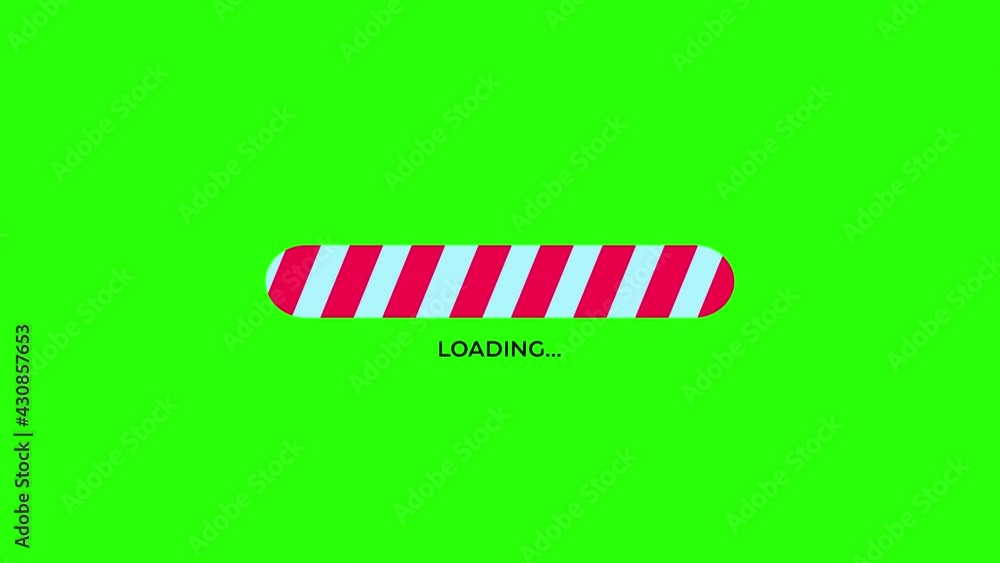 Modern 4K Loading Animation Bar Background. Abstract green screen ...