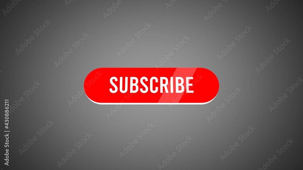 Simple Subscribe Button Stock Template | Adobe Stock