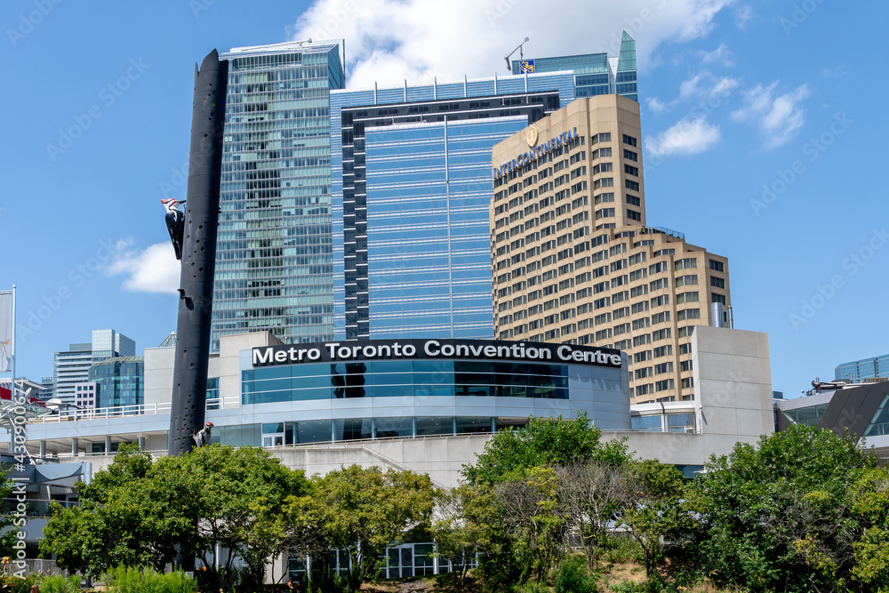 Toronto, Canada - July 31, 2019: Metro Toronto Convention Centre in ...