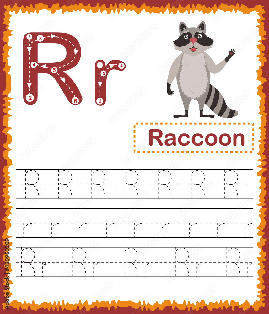 Vector illustration of exercises with cartoon vocabulary for kids ...