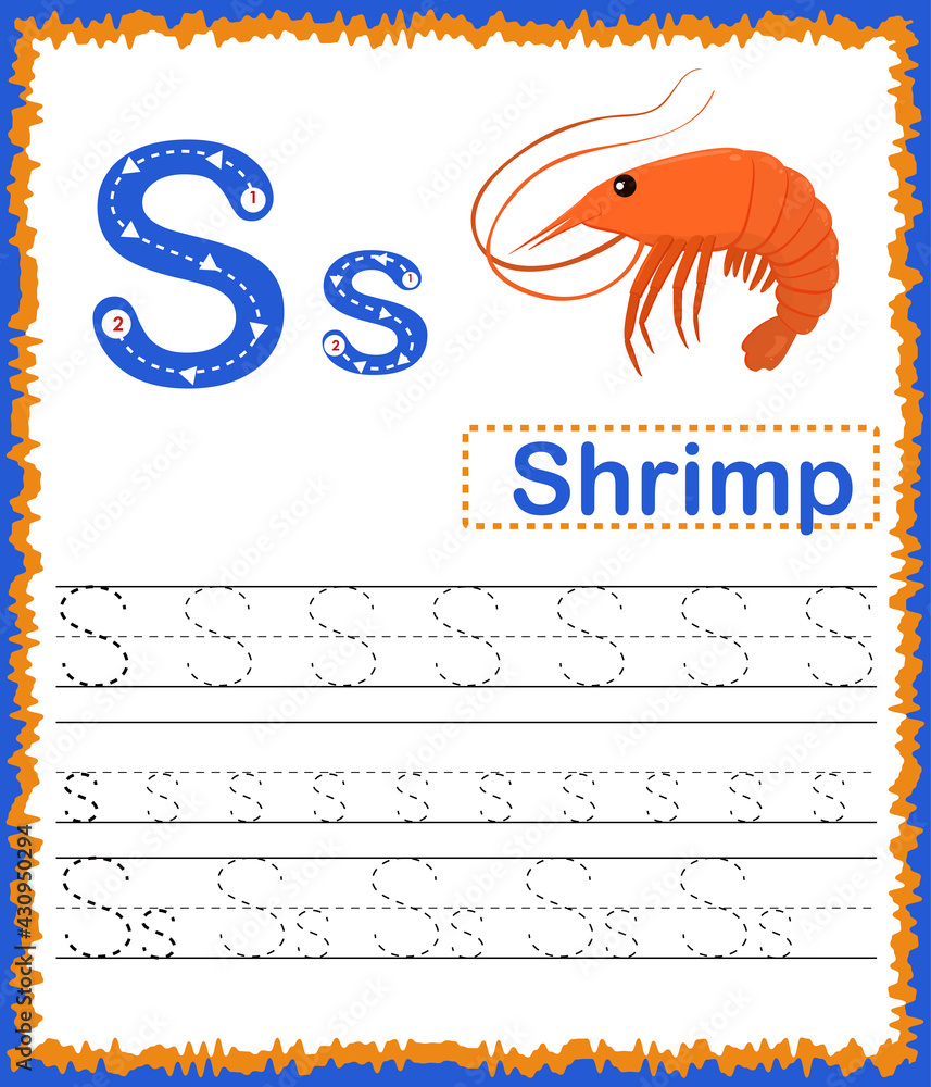 Vector illustration of exercises with cartoon vocabulary for kids ...