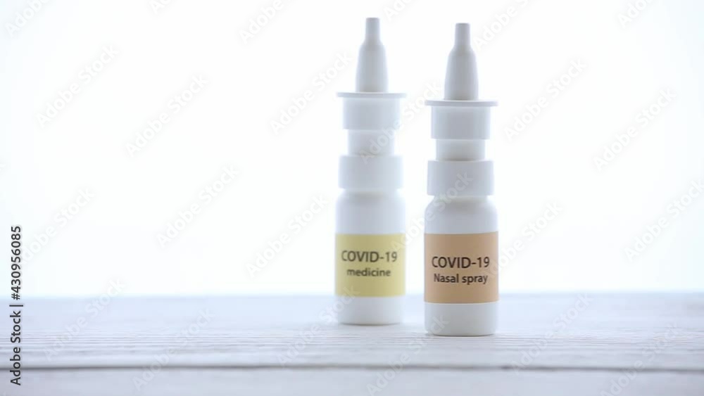 Video Stock New treatment against Coronavirus COVID-19 (SARS-CoV) nasal ...