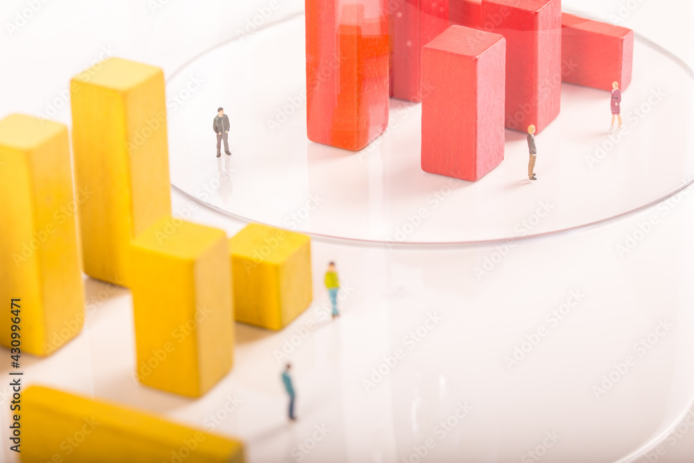 Social distancing, cities and countries divided in yellow and red zone ...