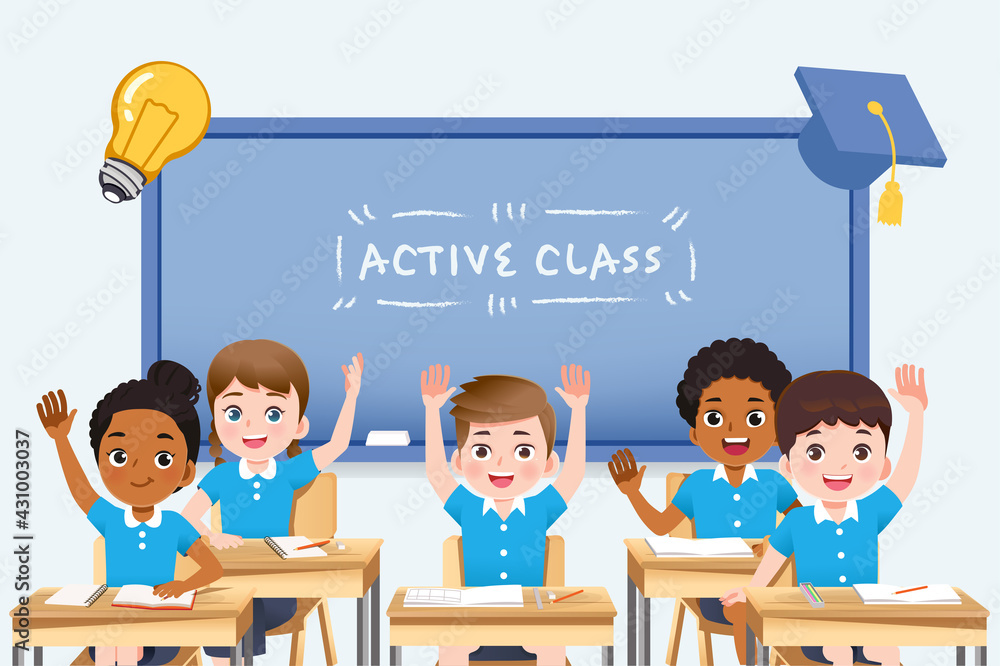 International Students Studying Clip Art