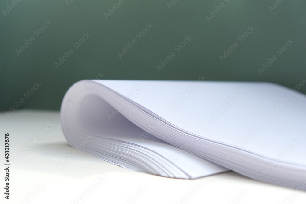 A stack of large drawing sheets on the table. a stack of sheets for ...
