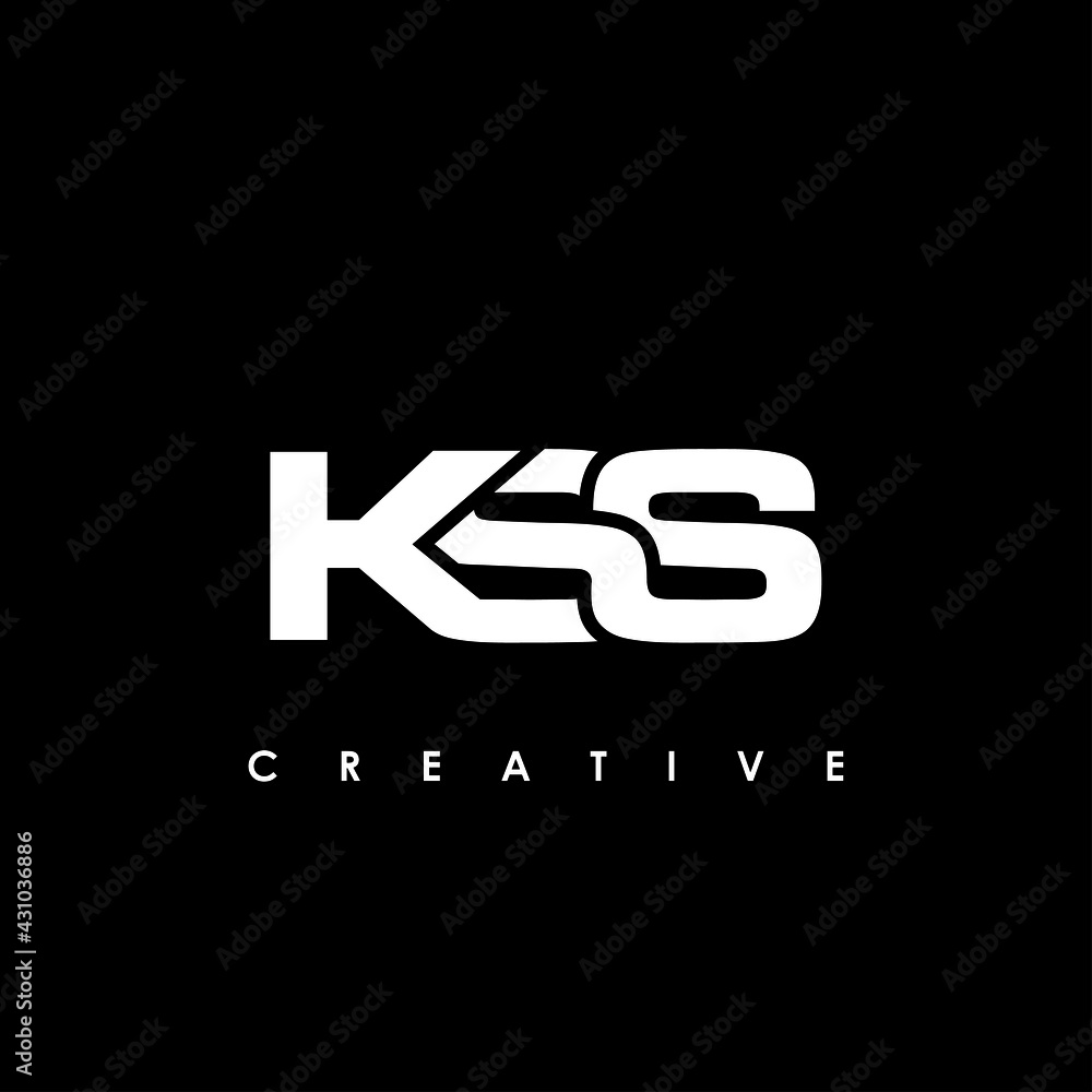 KSS Letter Initial Logo Design Template Vector Illustration Stock ...