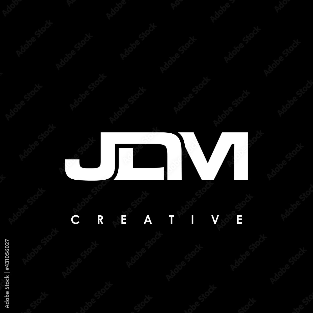 JDM Letter Initial Logo Design Template Vector Illustration Stock ...