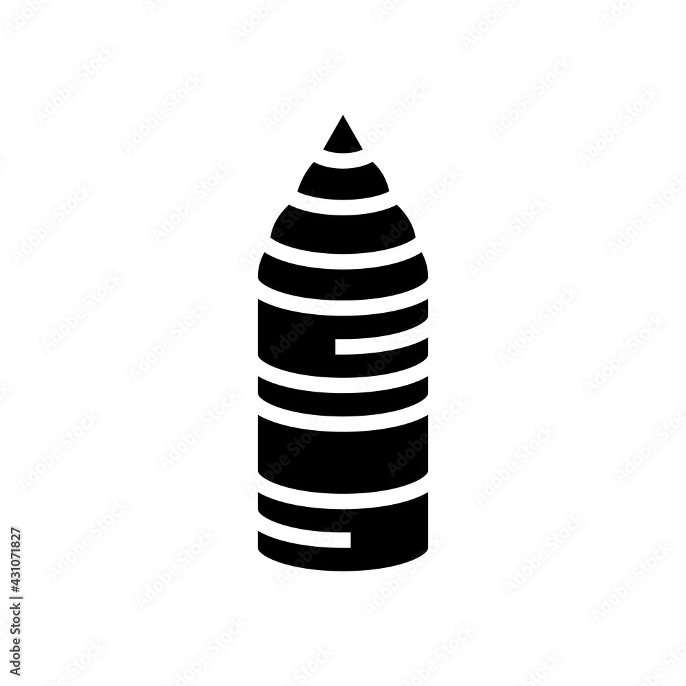 silicon material for semiconductor manufacturing glyph icon vector ...