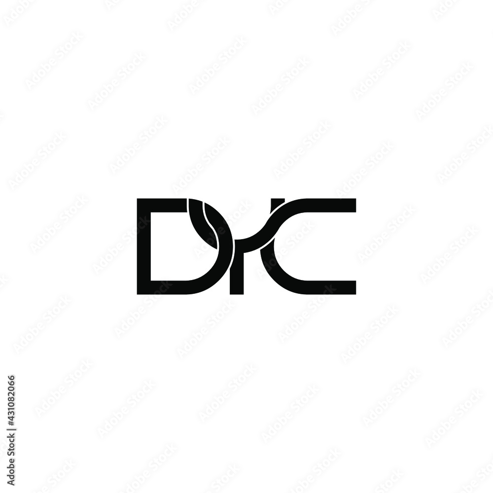 dyc letter original monogram logo design Stock Vector | Adobe Stock