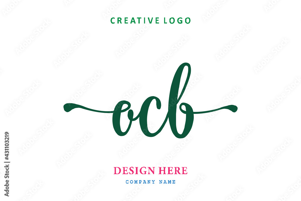 OCB lettering logo is simple, easy to understand and authoritative ...