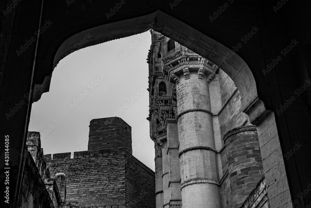 Mehrangarh, located in Jodhpur, Rajasthan, is one of the largest forts ...