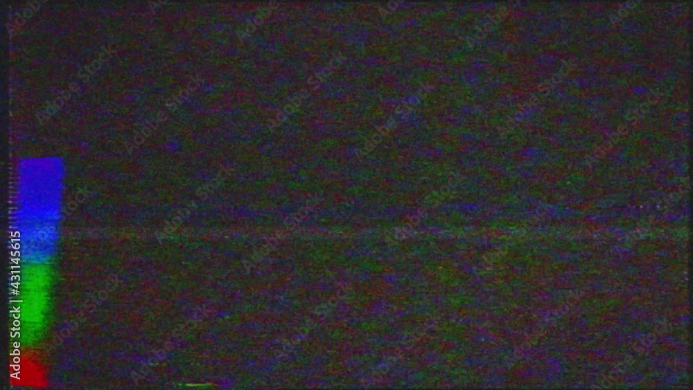 Vintage VHS Negative Color Slide Film Strip Transition. Old reel ...