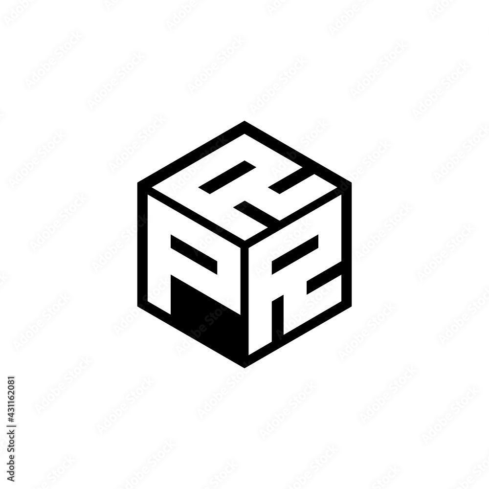PRR letter logo design with white background in illustrator, vector ...