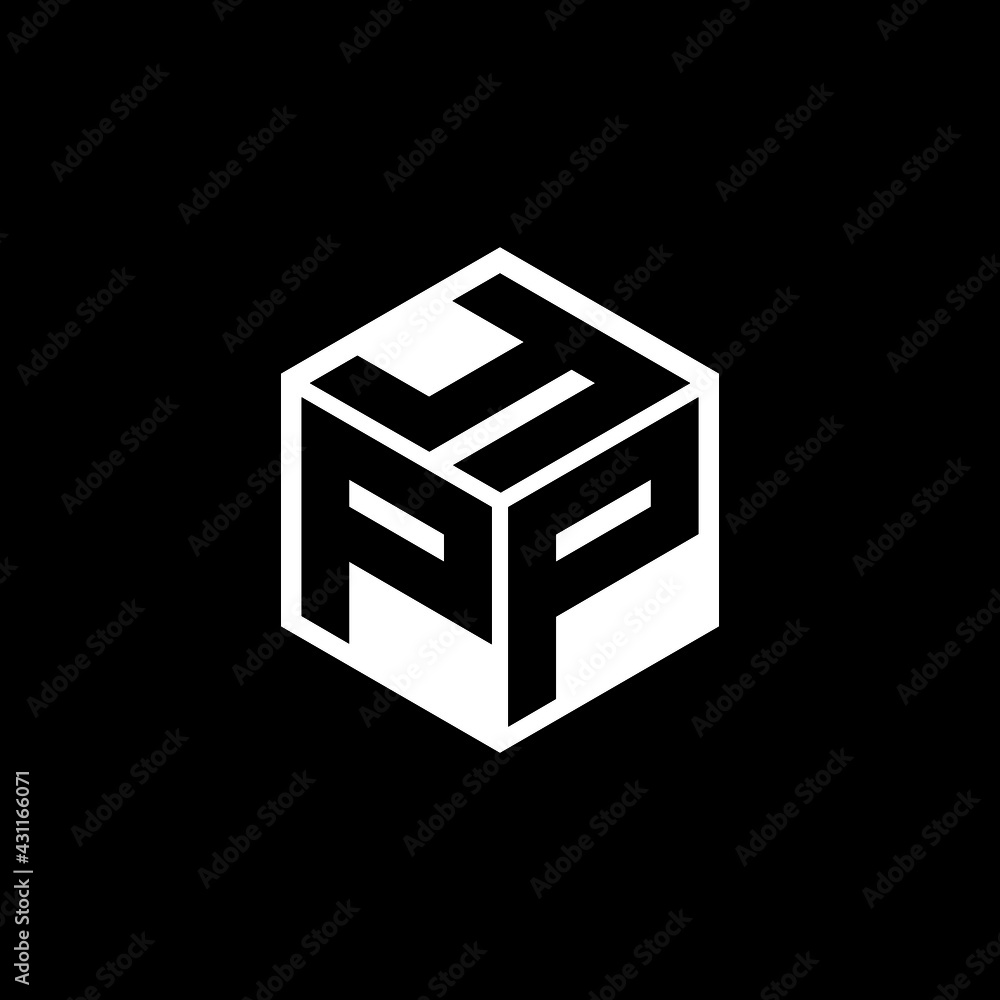 PPY letter logo design with black background in illustrator, vector ...