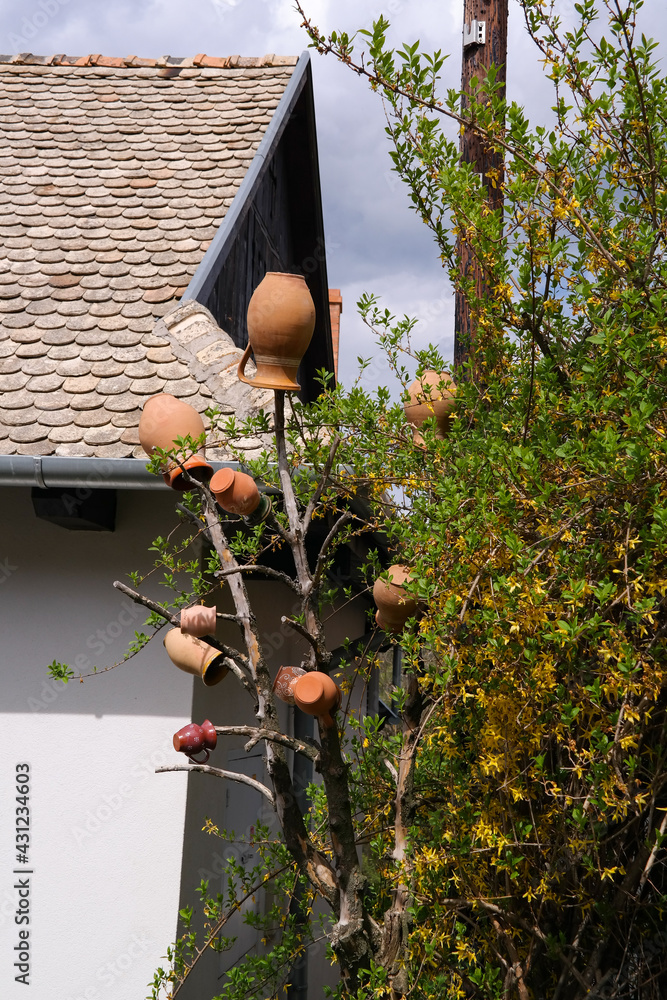 Hungary, Hollókő Holloko is an old village, these old traditional ...