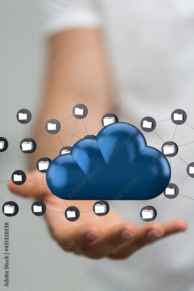 Connecting people on the internet, nodes transforming. Social network ...