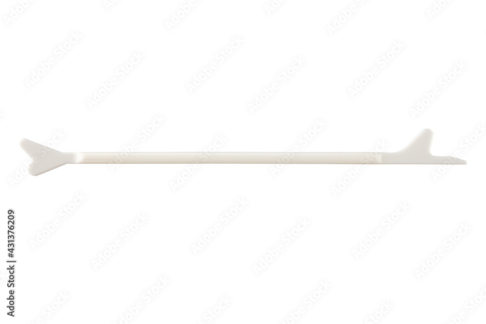 Gynecological spatula of the cervix. Tool for cytology smear isolated ...
