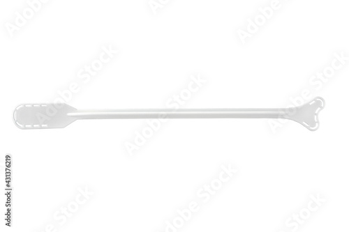 Gynecological spatula of the cervix. Tool for cytology smear isolated ...