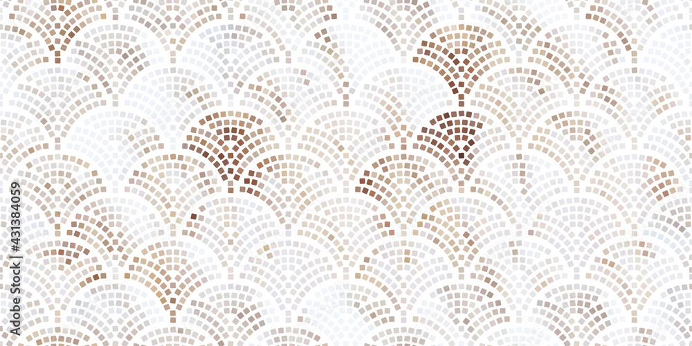 Pattern with texture of scales and squares. Stock Vector | Adobe Stock