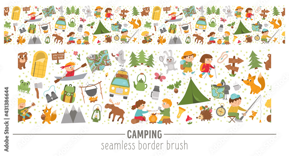 Summer Camp Border