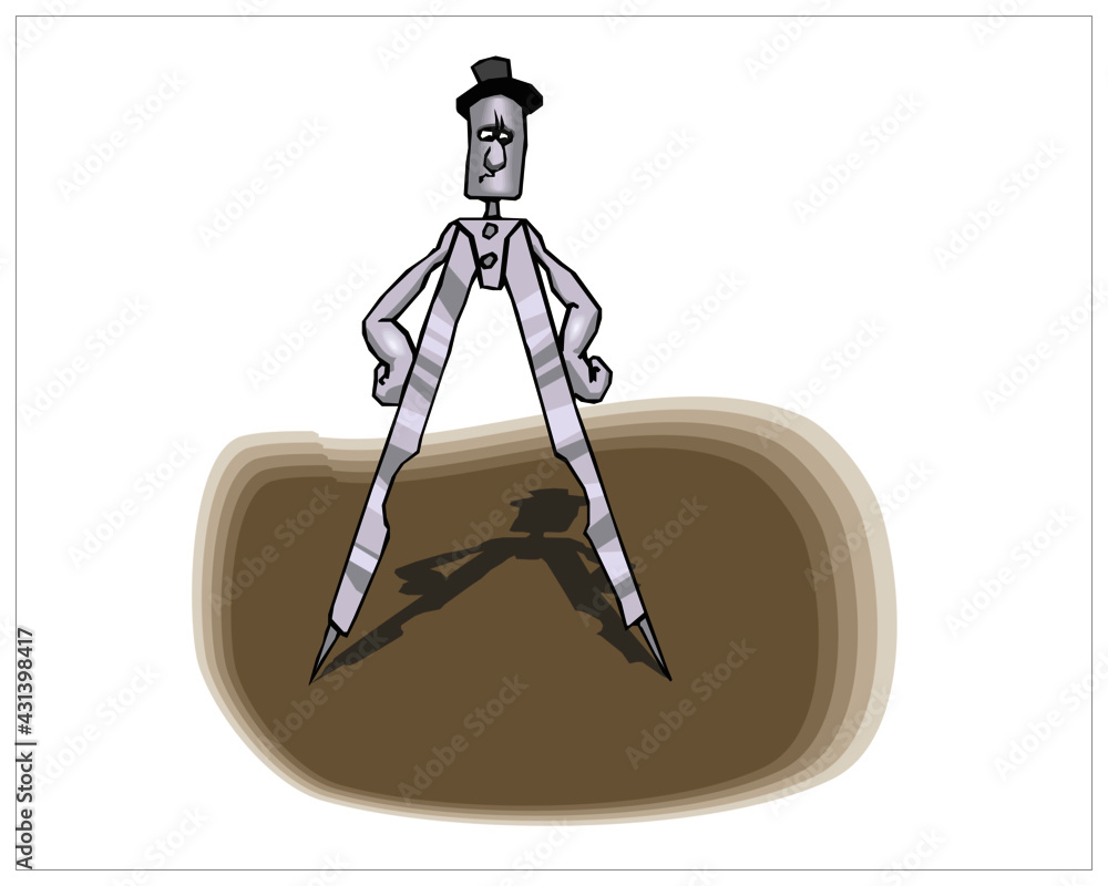 picard illustration character vector clip-art element Stock Vector ...