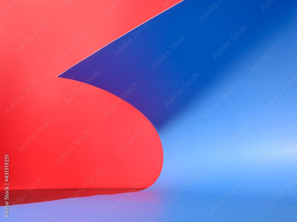 Red blue background for product presentation Stock Photo | Adobe Stock