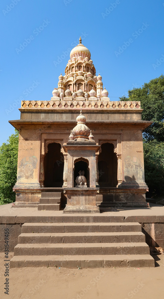 Beautiful temple entrance at menavali ghat Mahabaleshwar India Stock ...