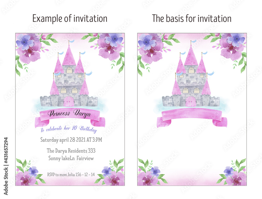 Princess Castle Template