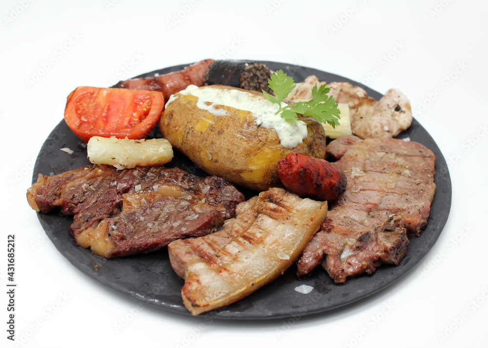 Parrillada de carne Stock Photo | Adobe Stock
