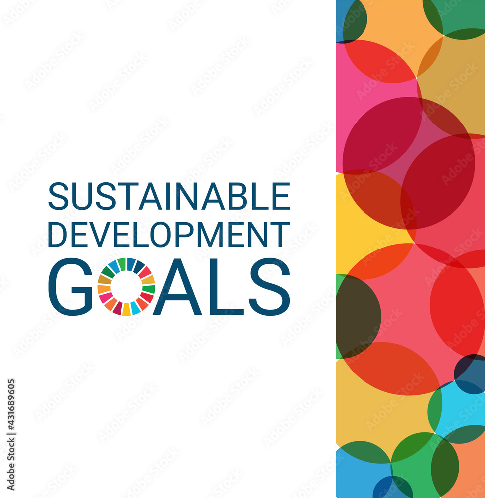 Cover. Sustainable Development Goals Colors. Vector Illustration Stock ...