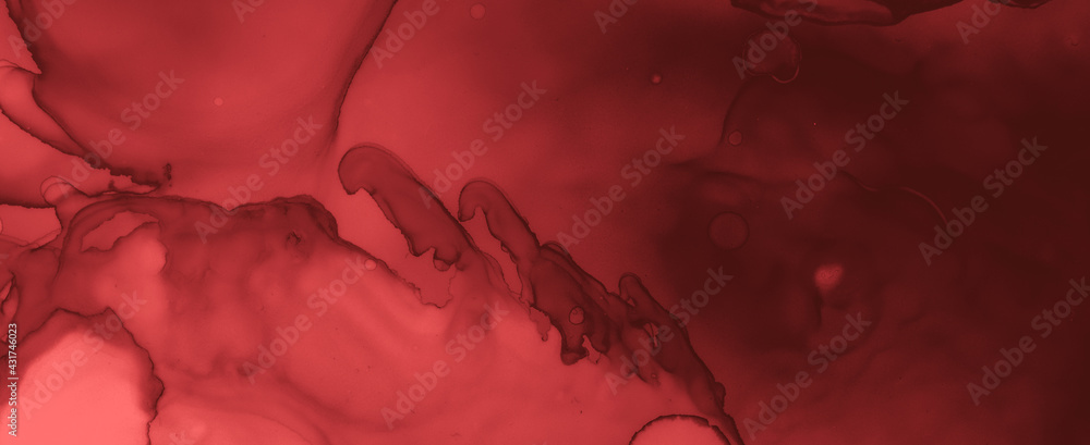 Grungy Blood Background. Red Fluid Banner. Horror Splatter Black ...