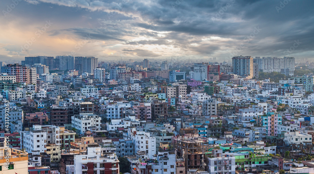 CityScape of Dhaka city, Bangladesh Stock Photo | Adobe Stock
