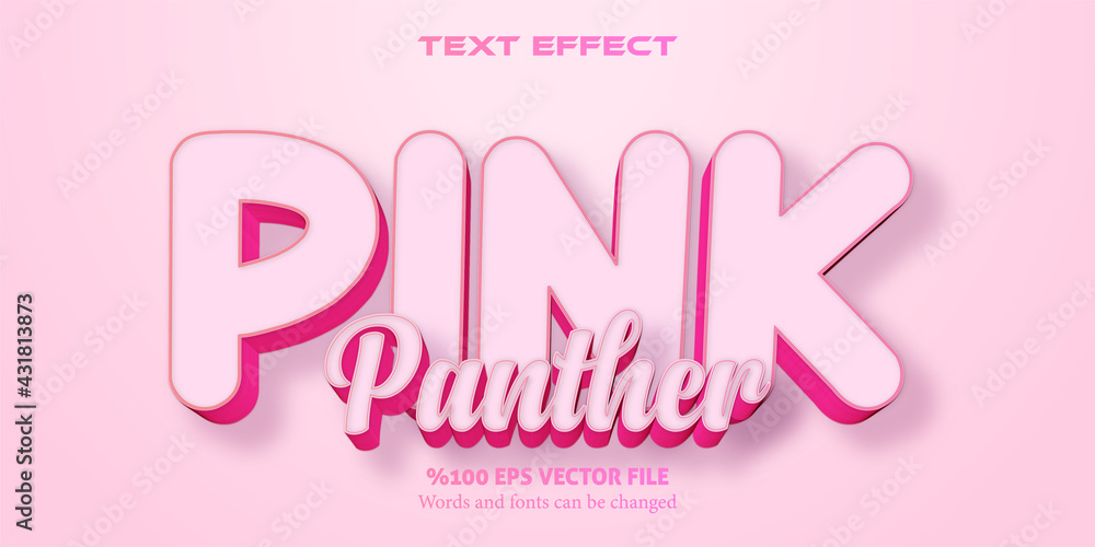 Strong text with a pinky and creamy touch, aesthetic editable text ...
