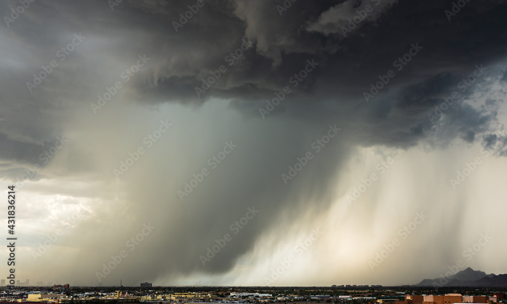 Poster Microburst in Progress over Phoenix, Arizona – Wall Art | UkPosters