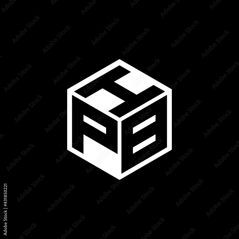 PBI letter logo design with black background in illustrator, vector ...